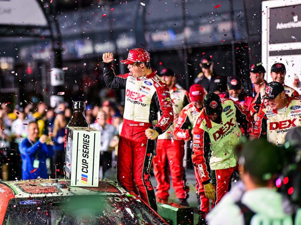 Burton Breaks Through For Wood Brothers' 100th Cup Win - Race Face TV