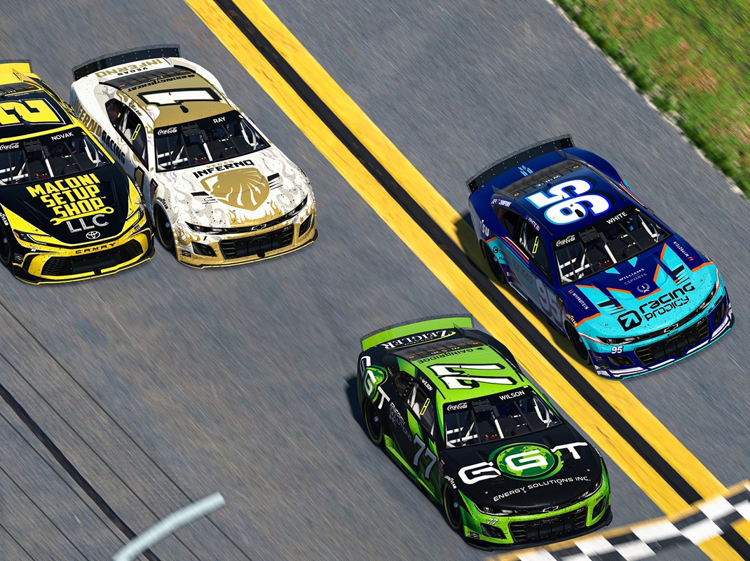 Wilson Takes Dramatic eNASCAR Opener At Daytona - Race Face TV